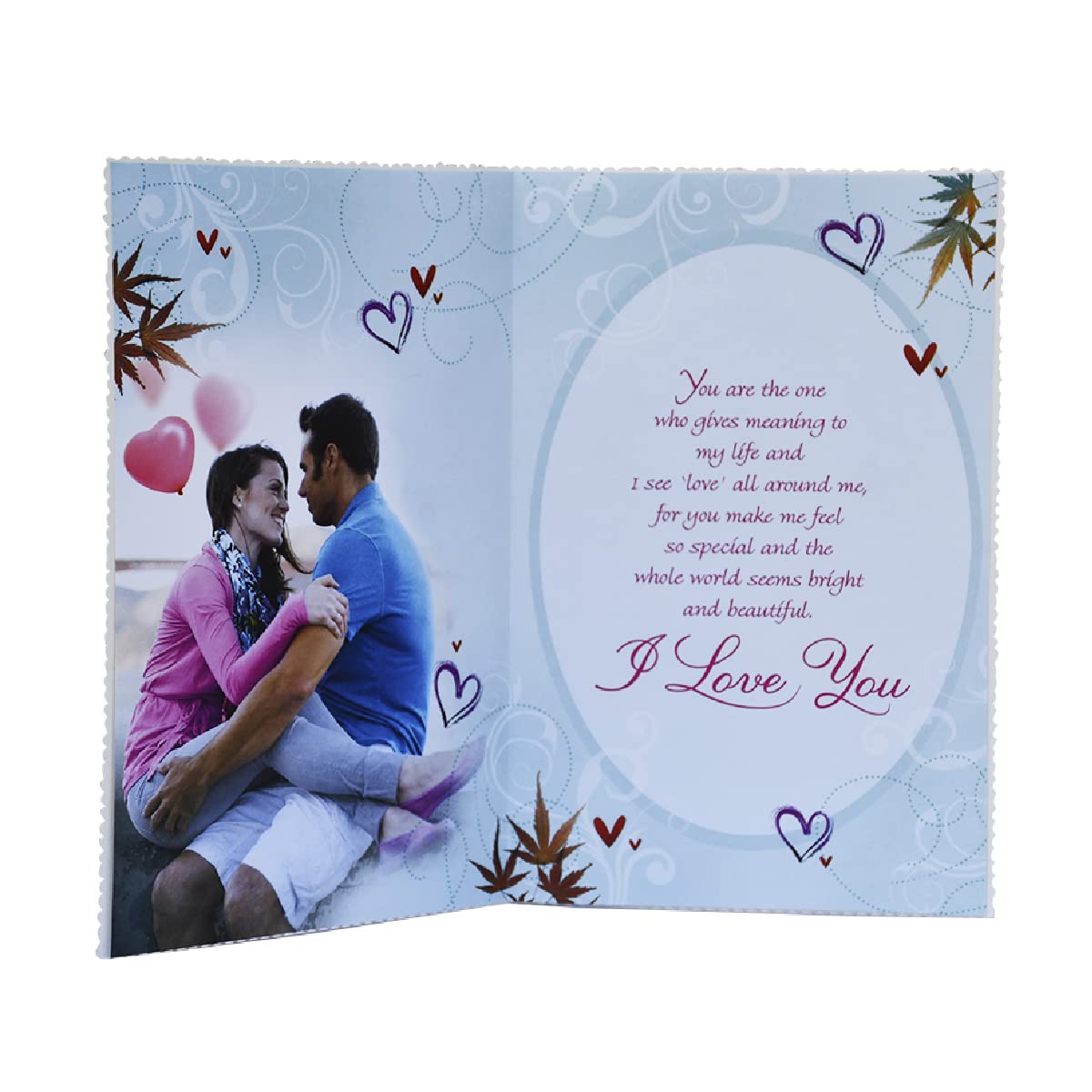 Love Greeting Card with Couple Showpiece & Chocolate Up to 40% Off