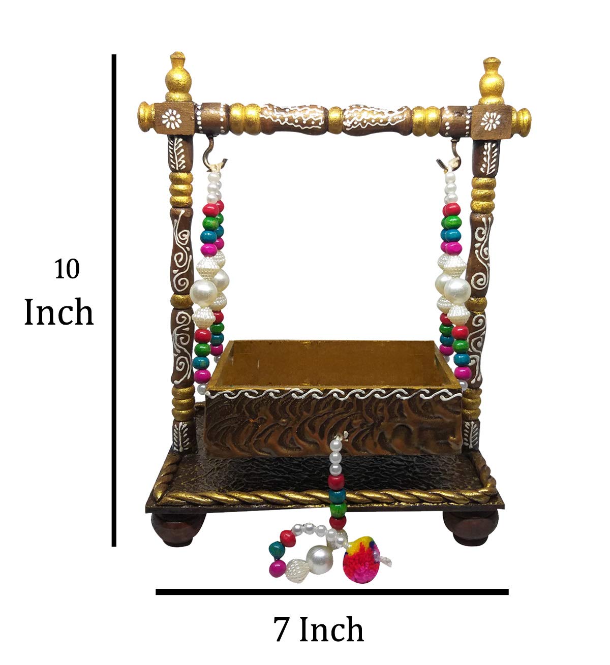 Decoration Jhula with Baby Laddu Gopal - Janmashtami Gifts-Decorative ...